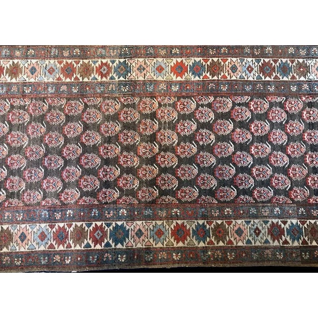 1900 - 1909 Antique Long 3' X 18" Genuine Persian Hallway Runner Rug ...