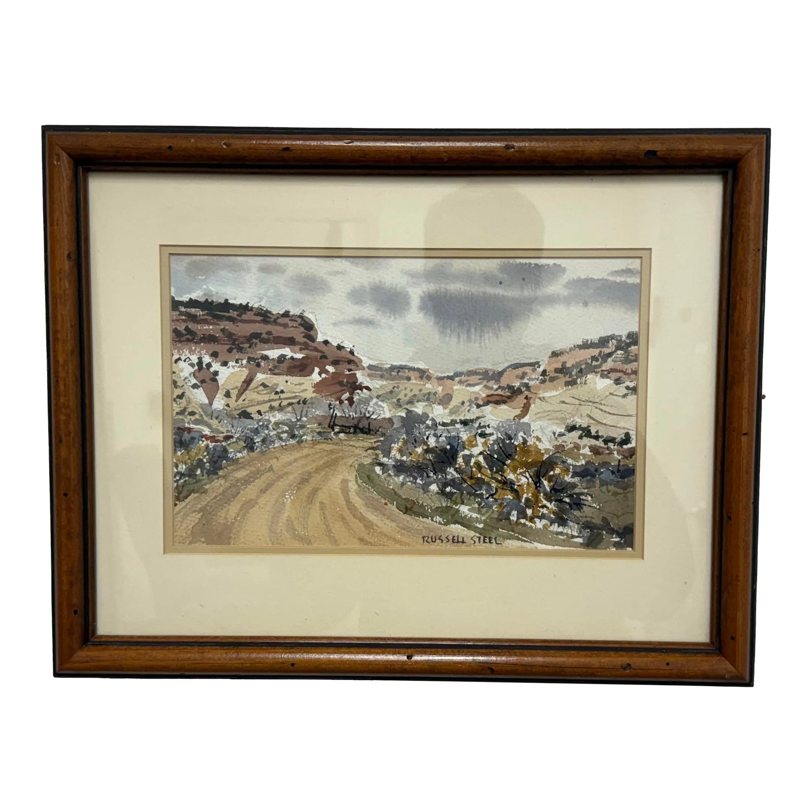 Russell Steel Original Watercolor Painting | Chairish