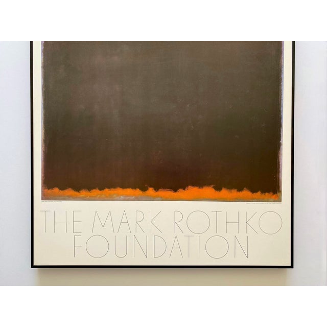 Mark Rothko Foundation Vintage 1981 1st Edtn Lithograph Print Framed ...