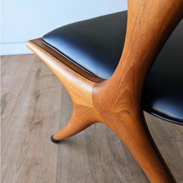 1950s Newly Upholstered Evert Södergren Sculptured Chair | Chairish