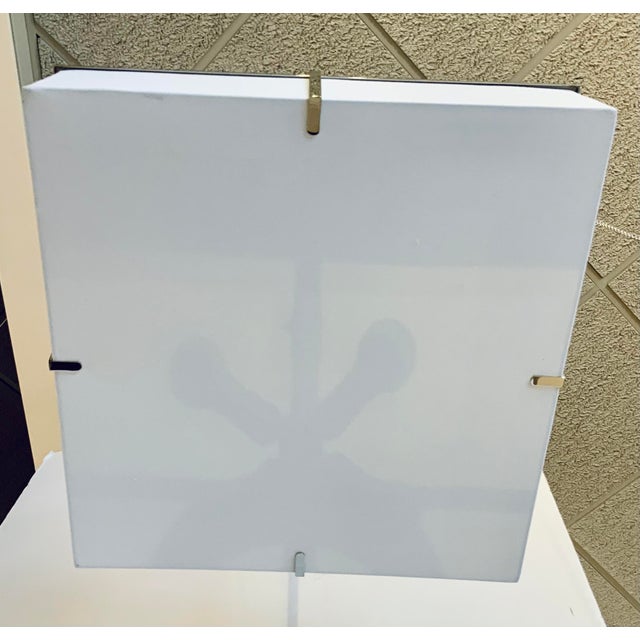 Global Views Contemporary White and Chrome Solitaire Chandelier | Chairish