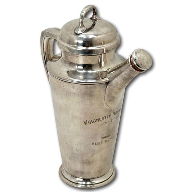 Fine Antique Art Deco Silverplate 1925 Winchester Horse Show Trophy ...