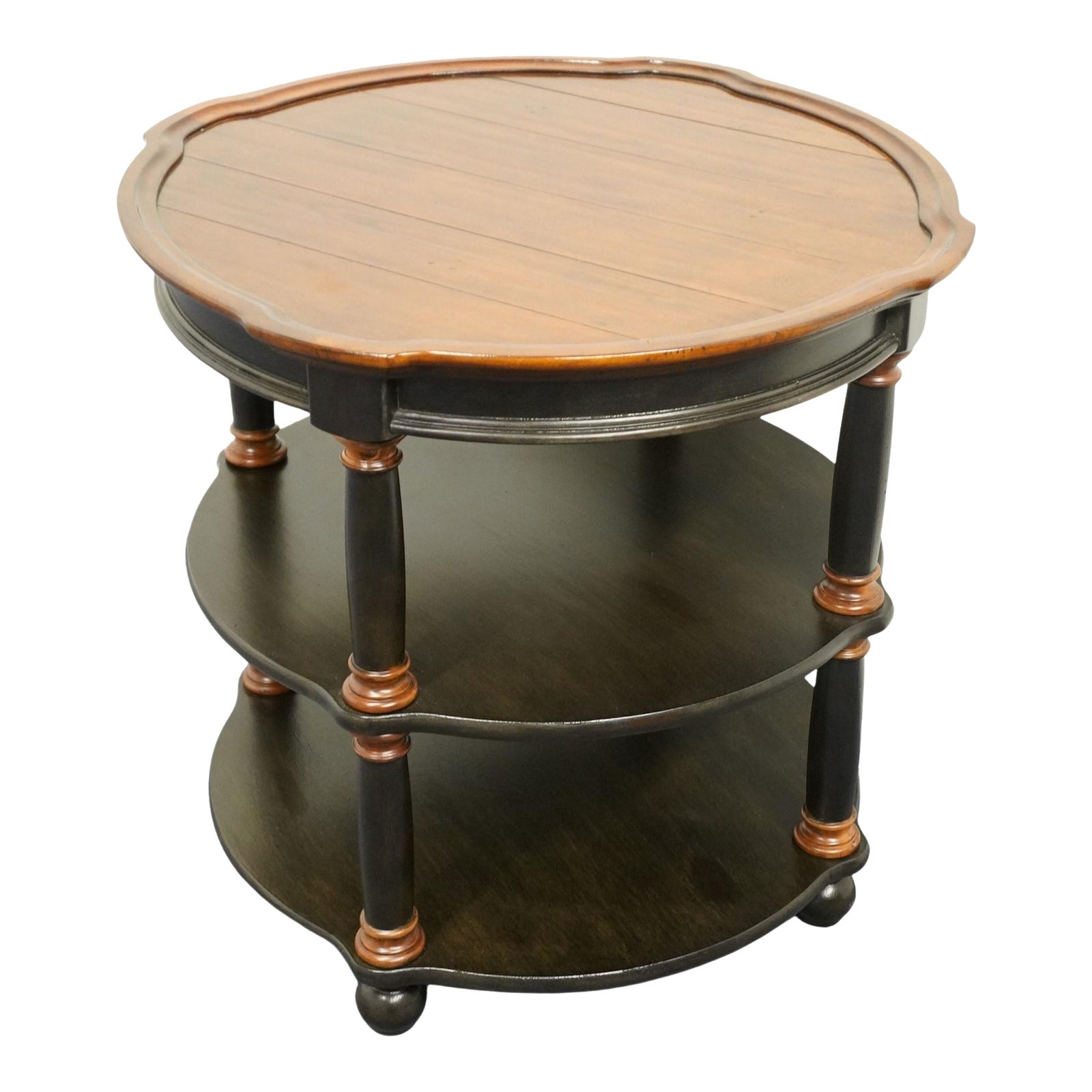 Hekman Furniture Contemporary Modern Two Toned 30" Round Accent Library ...