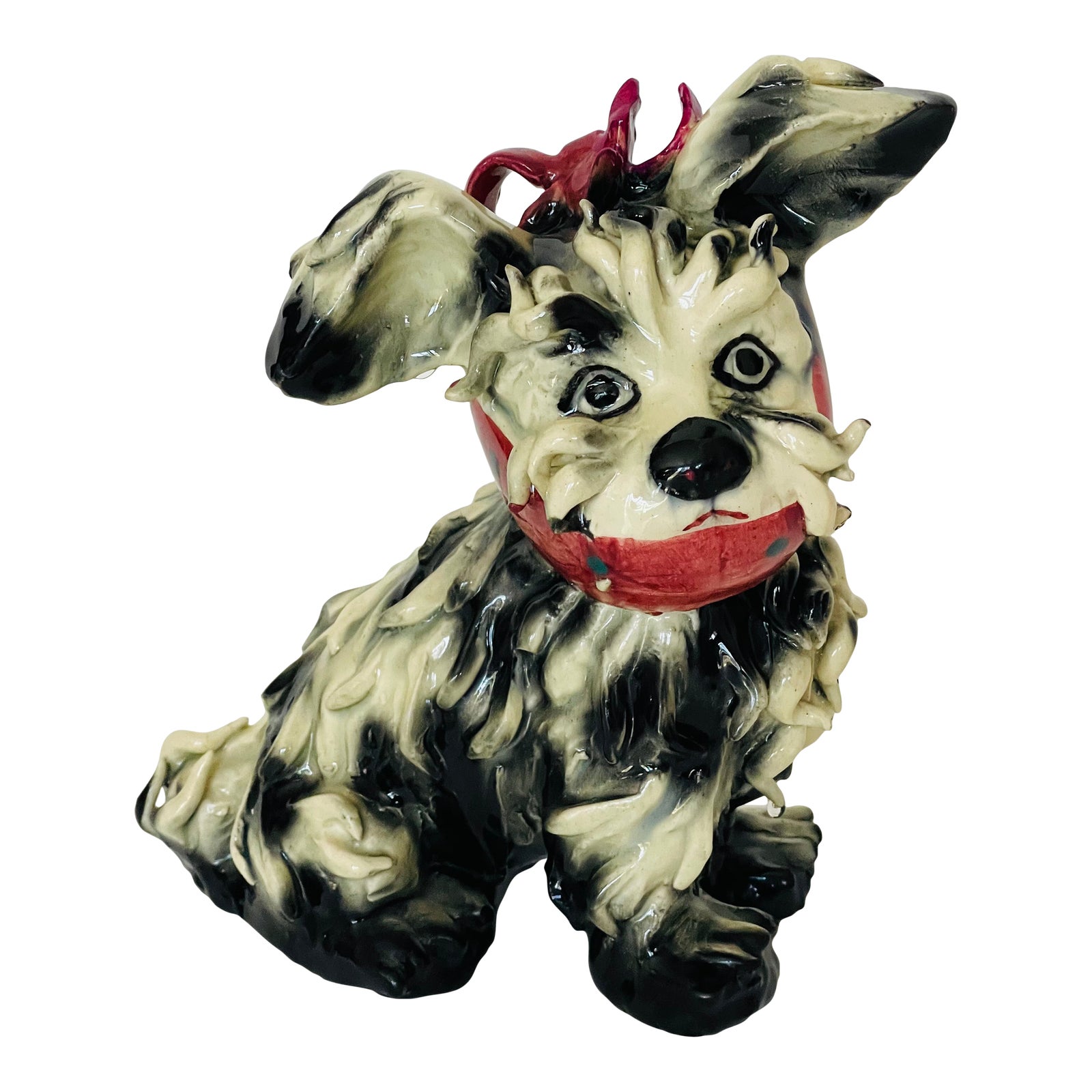 1950s Italian Dog Figurine Attributed to Guido Cacciapiotti | Chairish