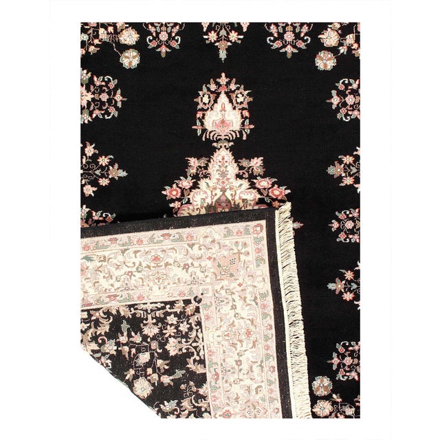 2010s Fine Hand Knotted Persian Kerman Design | Chairish