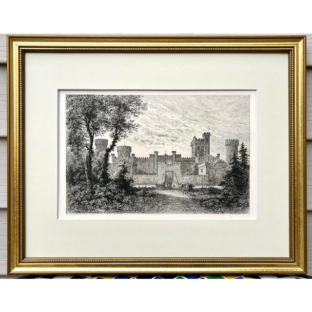 Antique French Etching French of Chateau De La Grange Fort by David ...