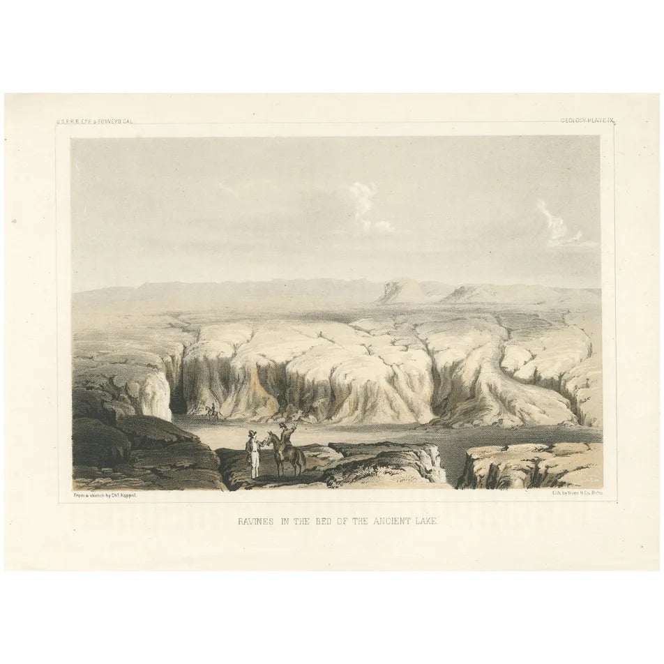 After C. Koppel, Ravines in the Bed of the Ancient Lake in the USA ...