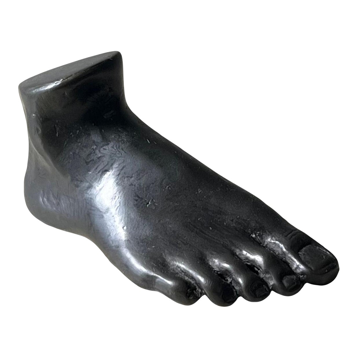Small Cast Bronze Sculpture of a Foot, 20th Century | Chairish