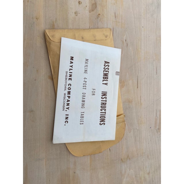 1960s Vintage Mayline Drafting Table | Chairish