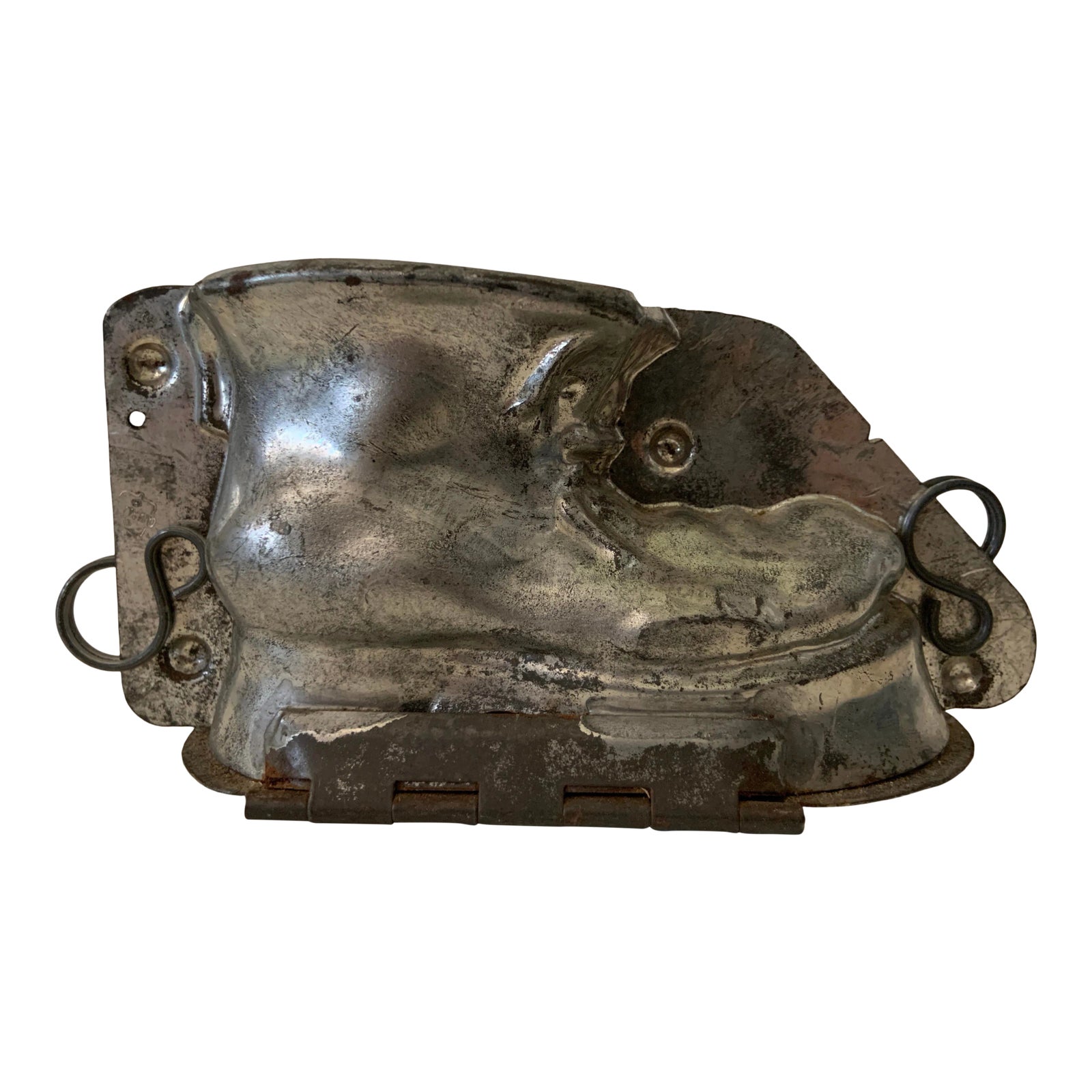 Antique Late 19th Century French Boot Chocolate Mold | Chairish