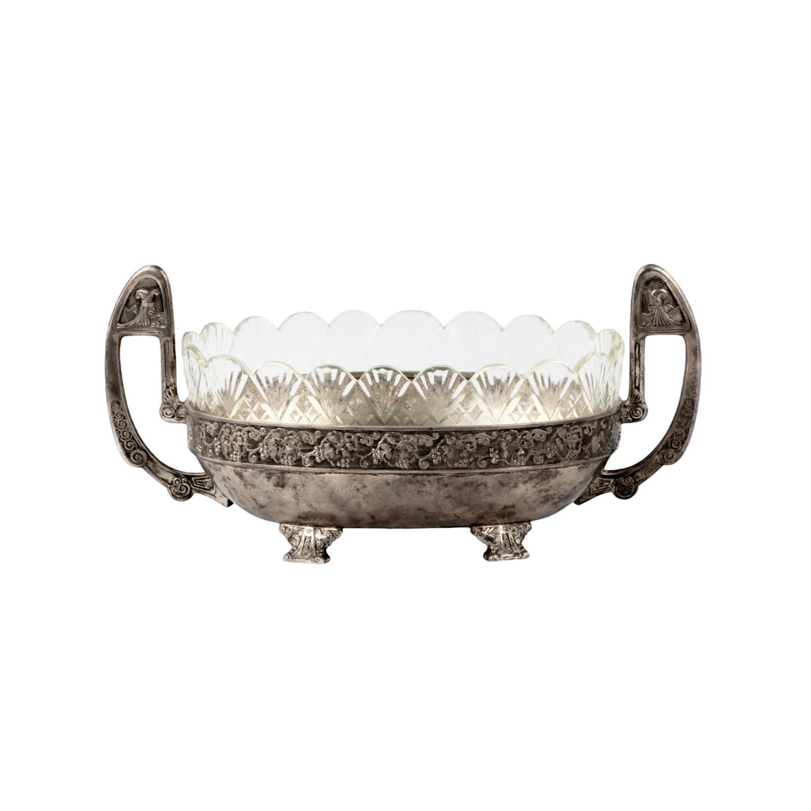 Silver Candy Bowl Rook, Moscow | Chairish