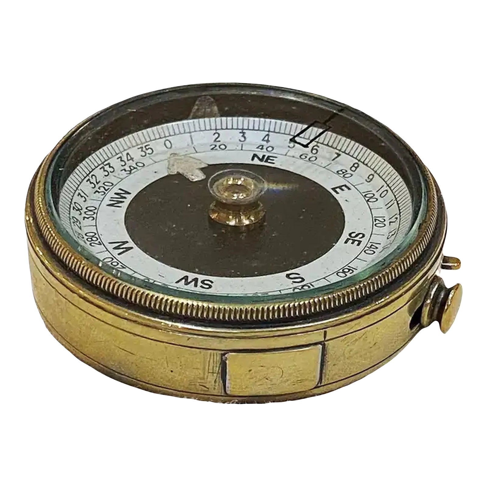 World War I British Military Pocket Compass of Brass With Original ...
