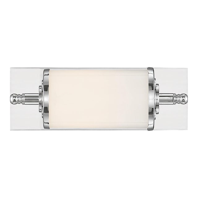 Foster 1 Light Polished Chrome Bathroom Vanity | Chairish