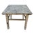 Rustic Bleached Wood Side Table or Coffee Table | Chairish
