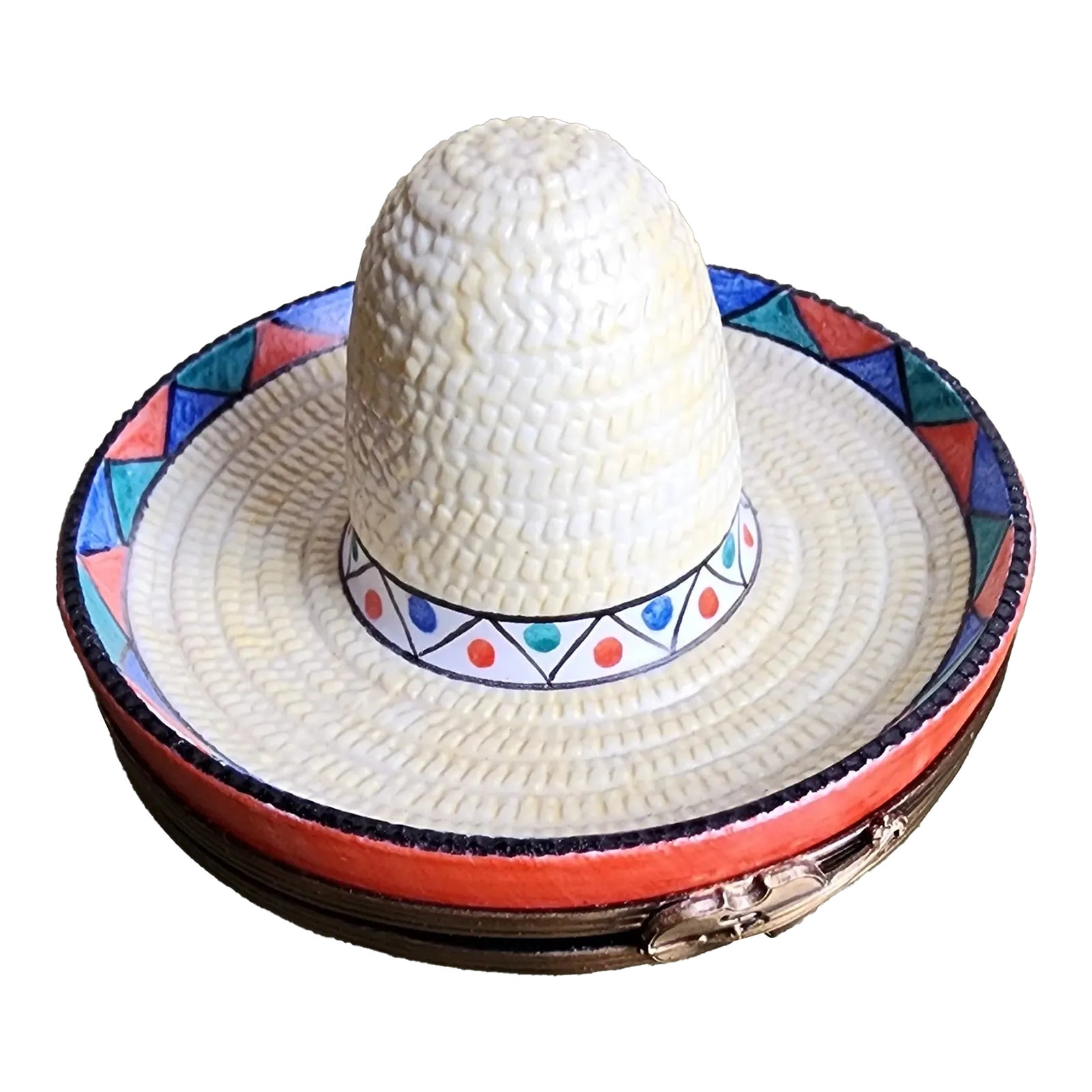 Limoges Sombrero Hat Form Box | Chairish