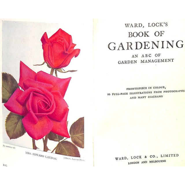 "Ward Lock's Book of Gardening: An Abc of Garden Management" | Chairish