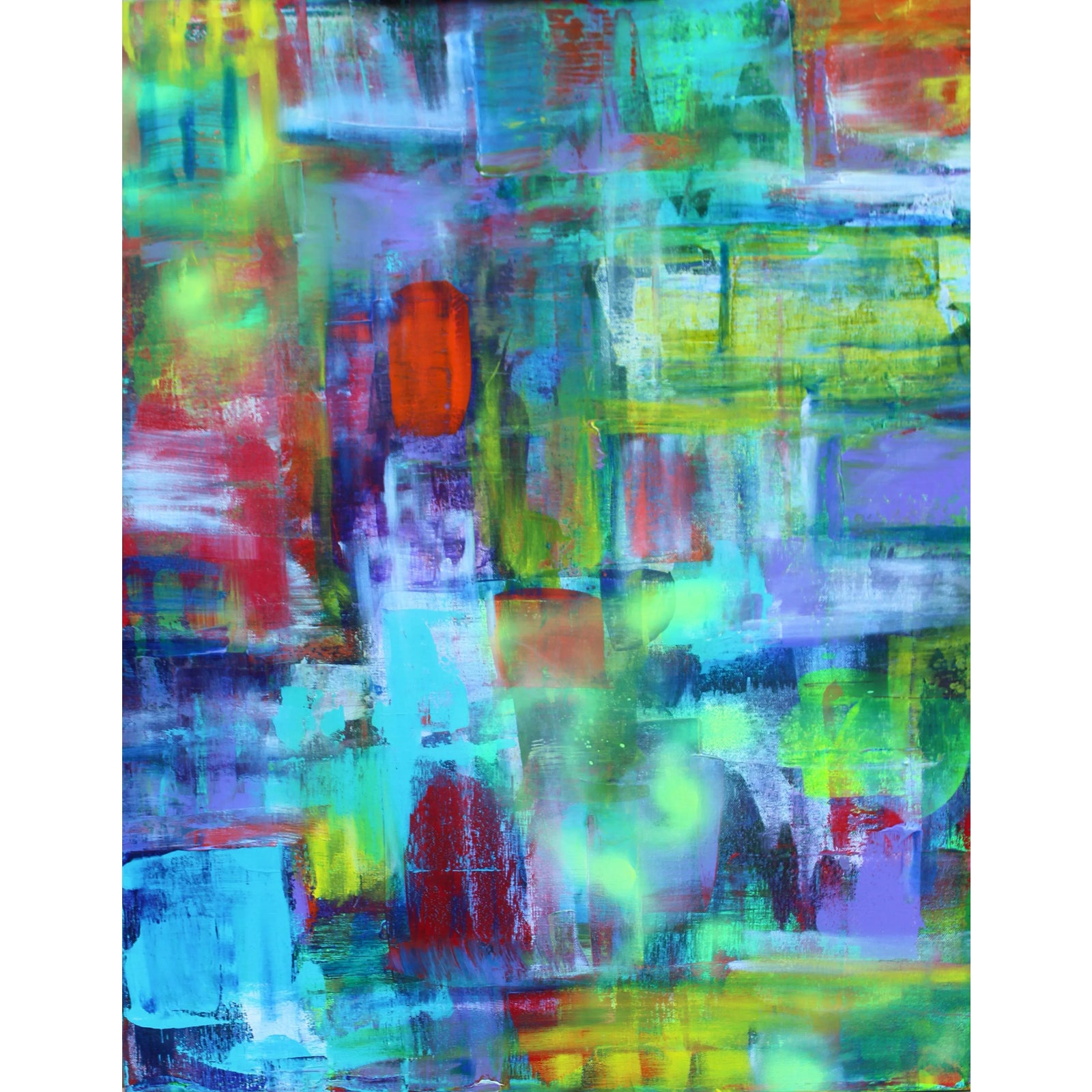 Contemporary Original Abstract Expressionist Painting "Joy" by Lisa ...