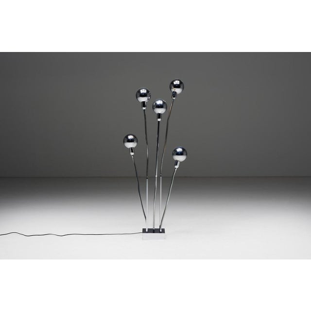 Hydra Floor Lamp attributed to Pierre Folie for Jacques Charpentier ...