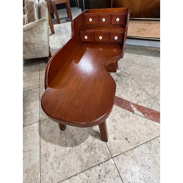 Early 20th Century Primitive American Cobbler’s Bench Coffee Table ...