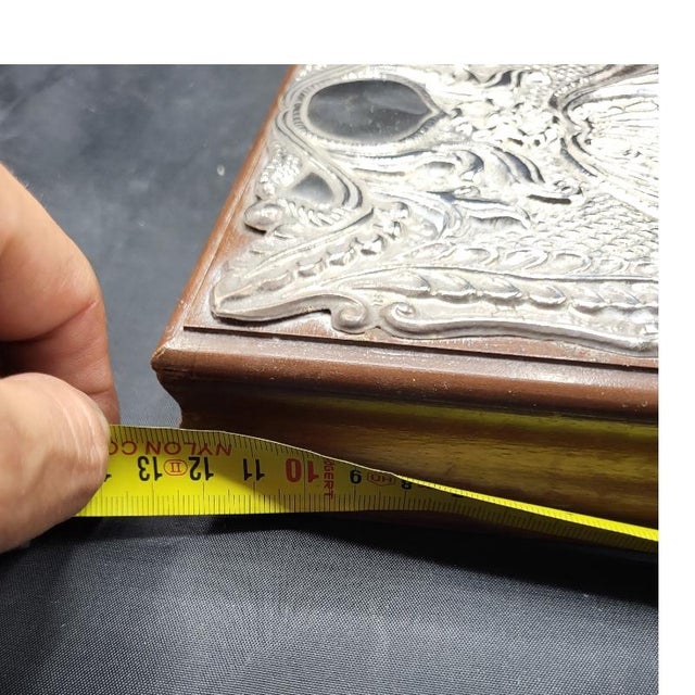 Spanish Colonial Silver and Wood Box | Chairish