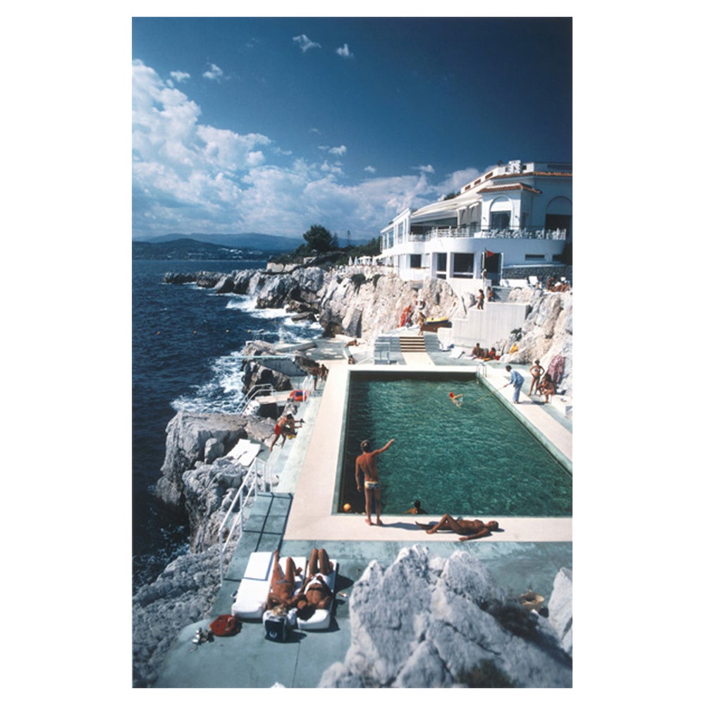 Slim Aarons, Hotel Du Cap, Eden Roc Pool, Estate Stamped Photographic ...