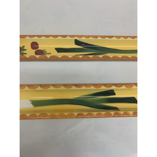 2004 Debbie Segura Tapas Serving Trays - a Pair | Chairish