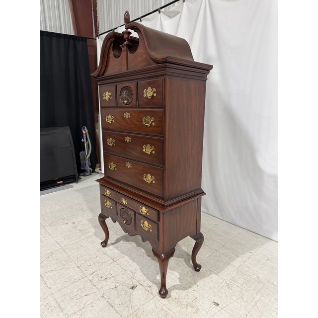 Henkel Harris Mahogany Philadelphia Highboy | Chairish