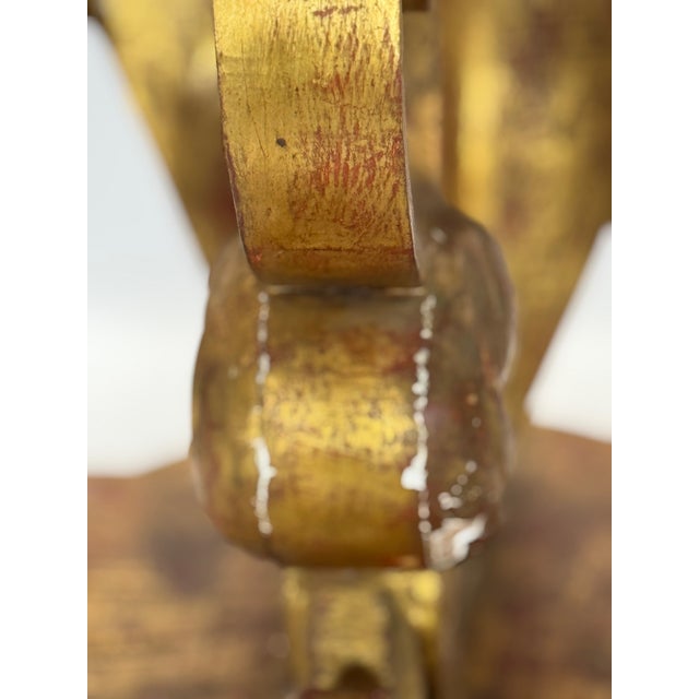 Antique Rococo Giltwood Scroll Console Fragment / Architectural Corbel ...