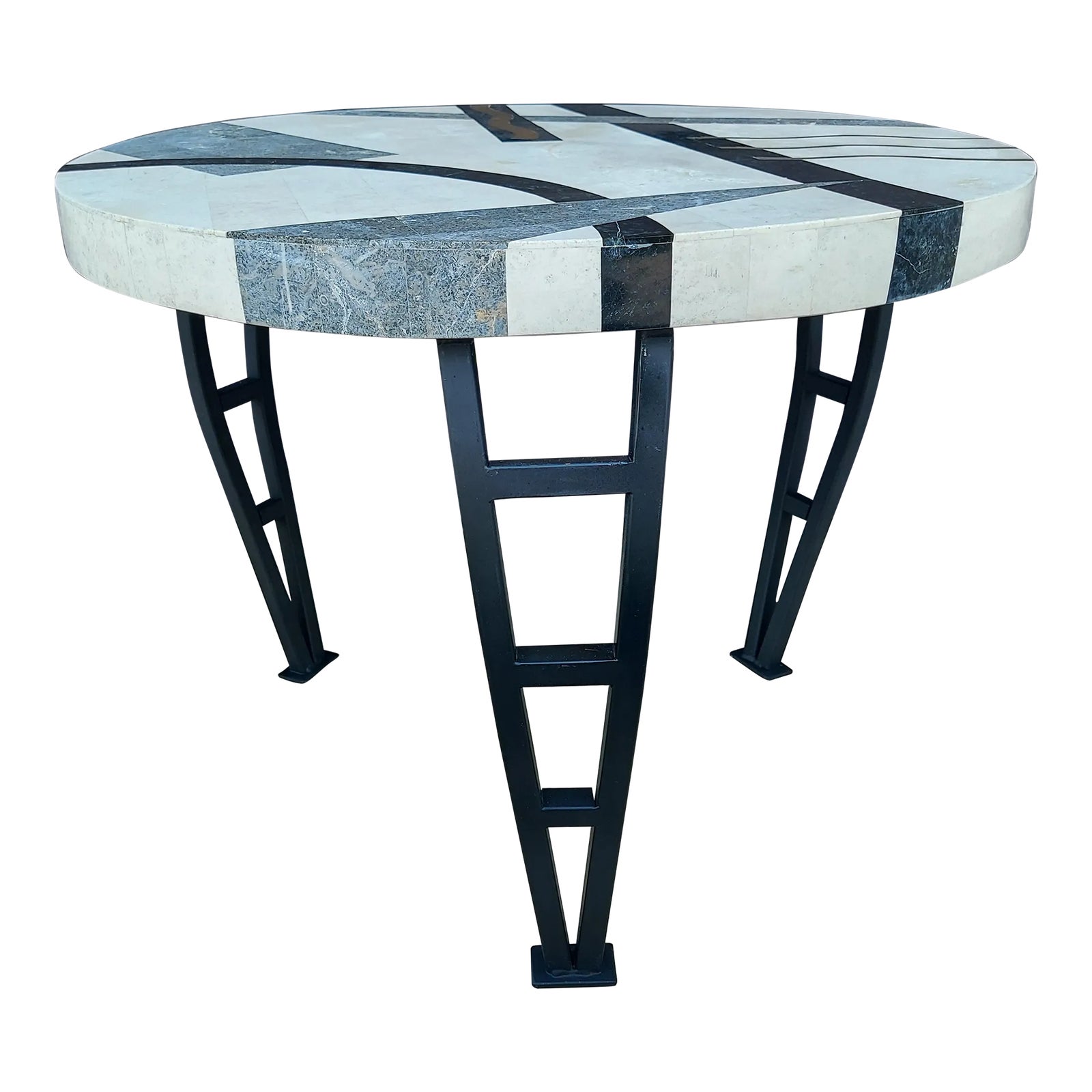 1980s Post Modern Tavola Oggetti Style Memphis Table. | Chairish