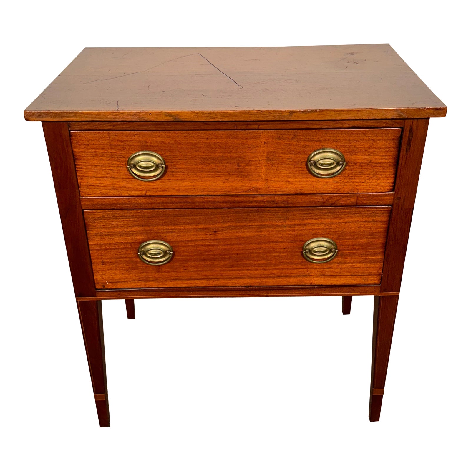 Late 19th Century 2 Draw Stand | Chairish