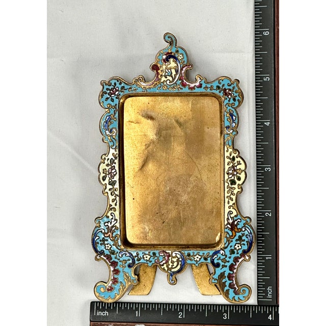 Beautiful Antique French Rococo Champleve ( Enamel ) Bronze Free ...