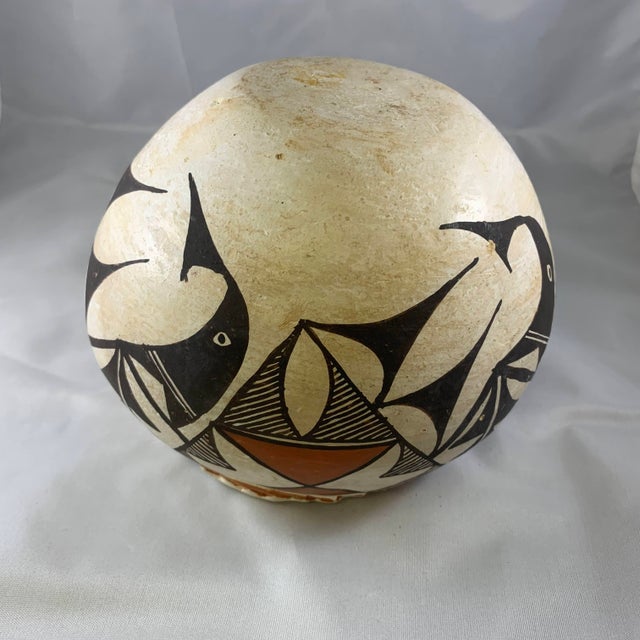 Mid 20th Century Southwestern Pueblo Acoma Style Olla Polychrome ...