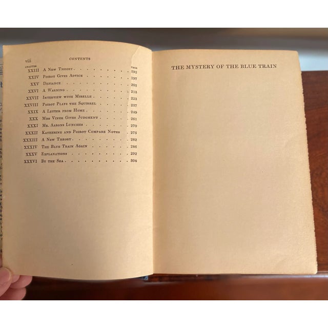 1920s The Mystery of the Blue Train Book | Chairish