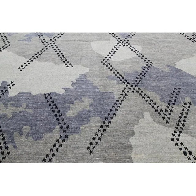 1990s Modern Abstract Area Rug | Chairish