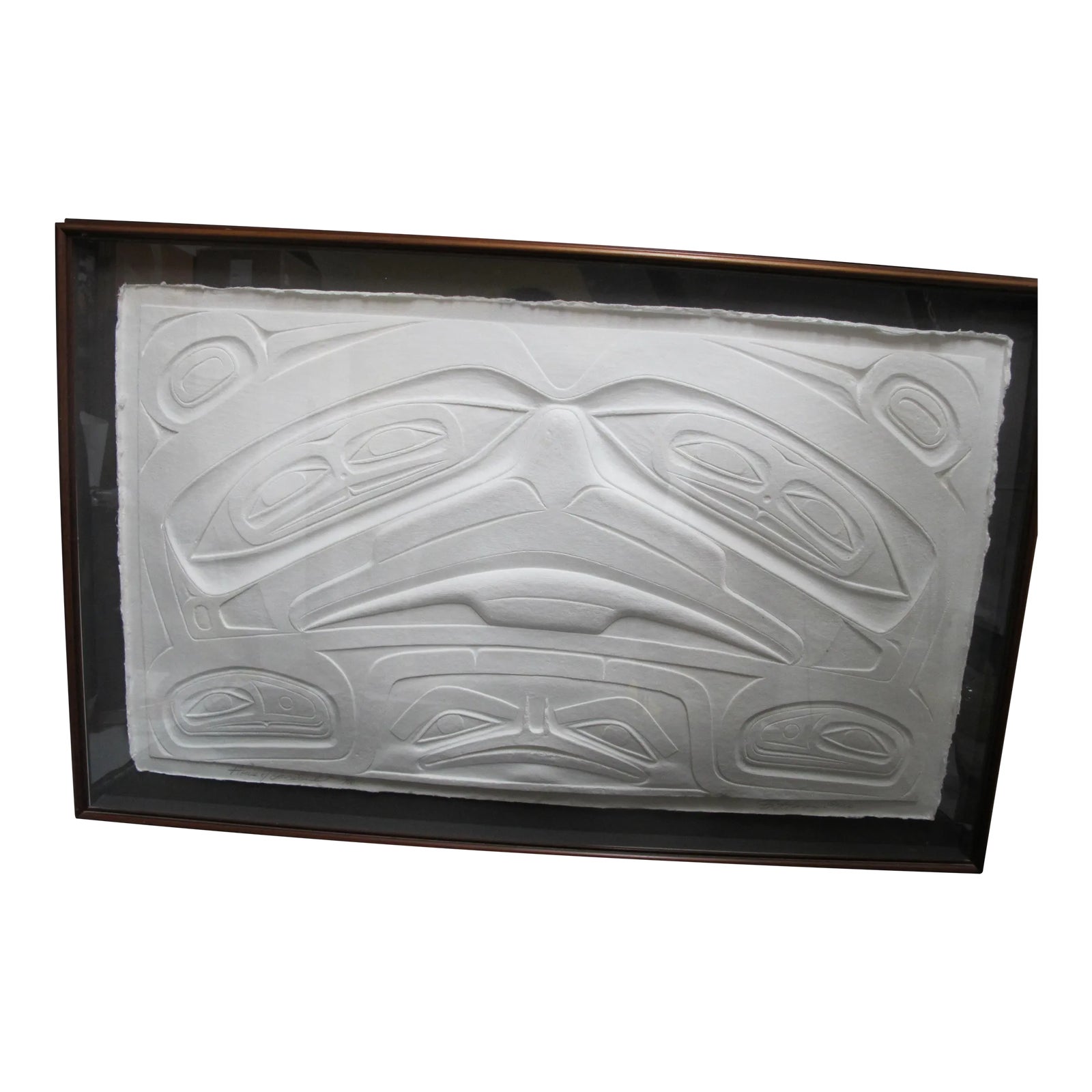 Barry Herem Signed Limited Ed Paper Embossed Native Art House of ...