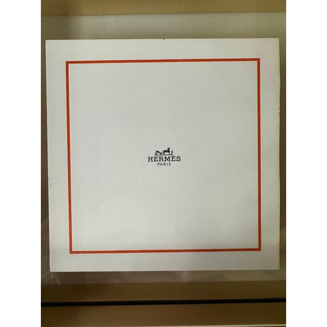 Vintage Framed Authentic Original Hermès Art Advertisement Lithograph ...
