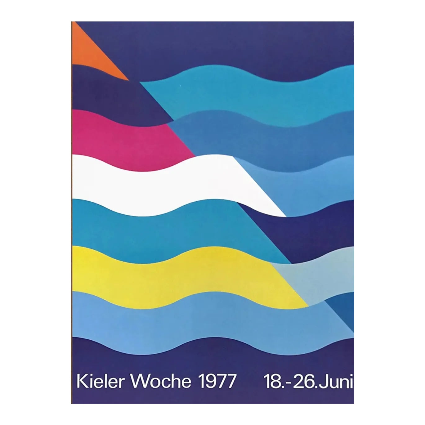 Kiel Week Kieler Woche 1977 Poster | Chairish