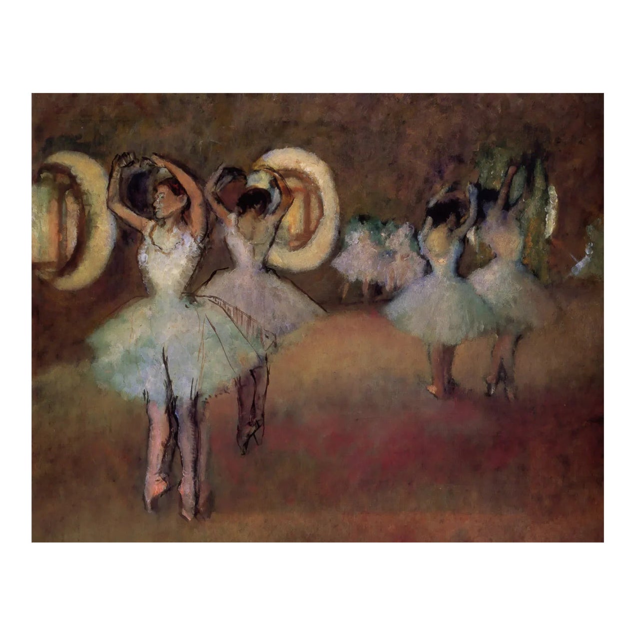 Degas Dance Rehearsal in the Foyer of the Opera | Chairish