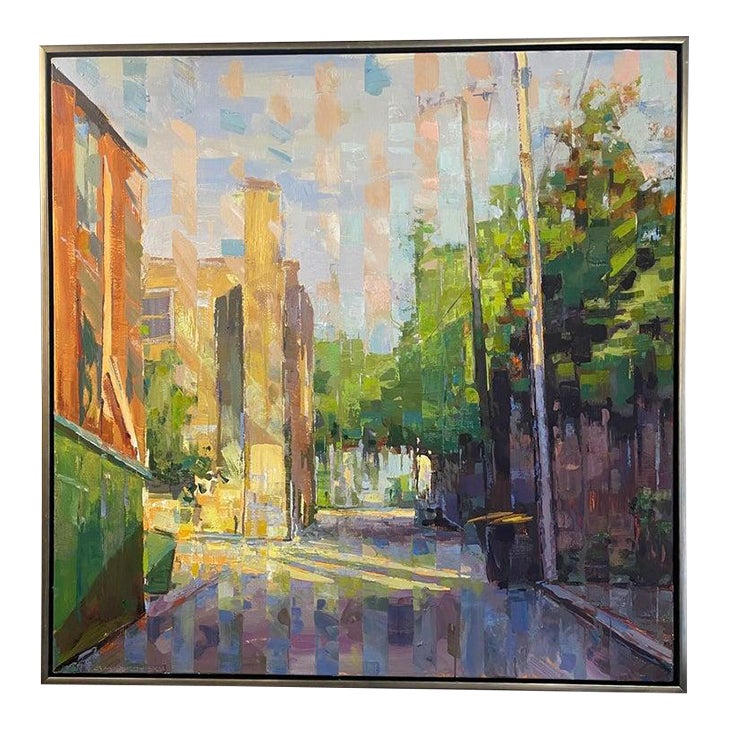 Framed Oil on Canvas "Extrication" Savannah Lanes by Jeff Markowsky ...