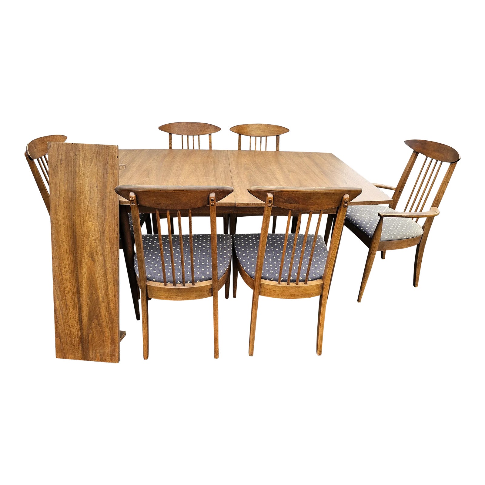 Broyhill Sculptra Dining Set Table and 6 Chairs | Chairish