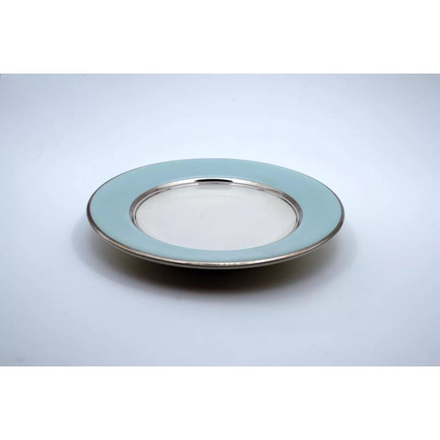 Castleton Turquoise and Platnium Rim Set of 114 Dishware Circa 1954 ...