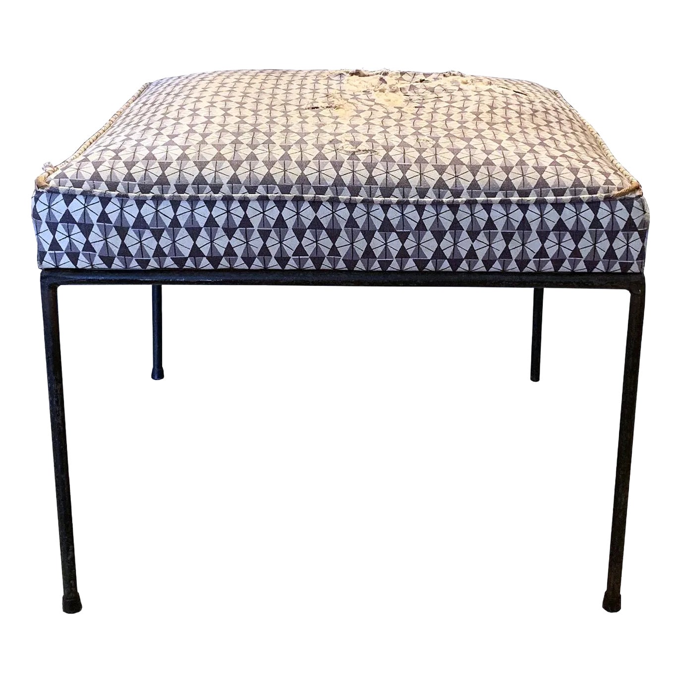 Vintage Paul McCobb Stool Ottoman Bench Seat Mid Century Modern | Chairish