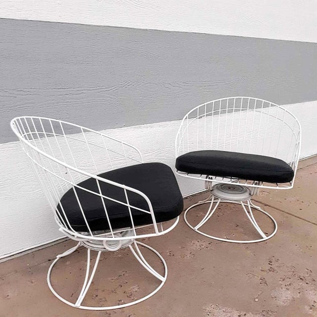 Homecrest Kingston Model 72 Swivel Rocker Barrel Back Chairs - Set of 2 ...