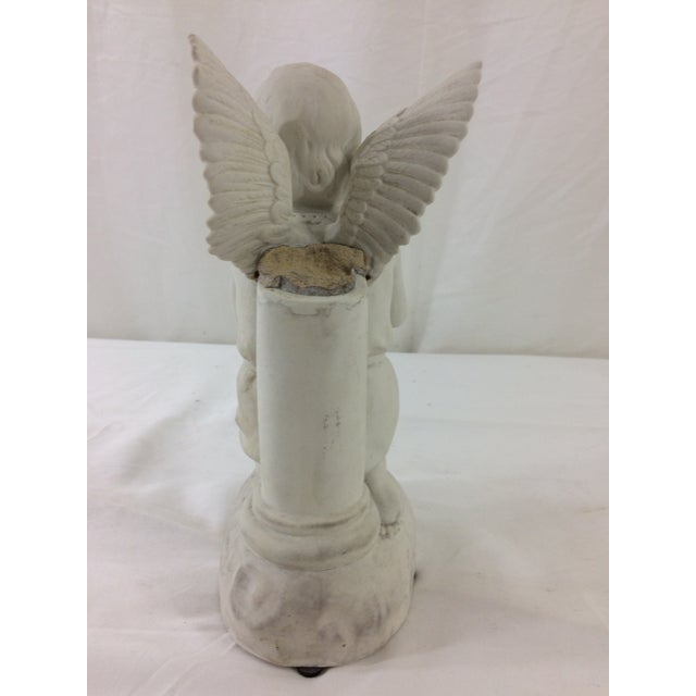 French Bisque Angel Figurine | Chairish