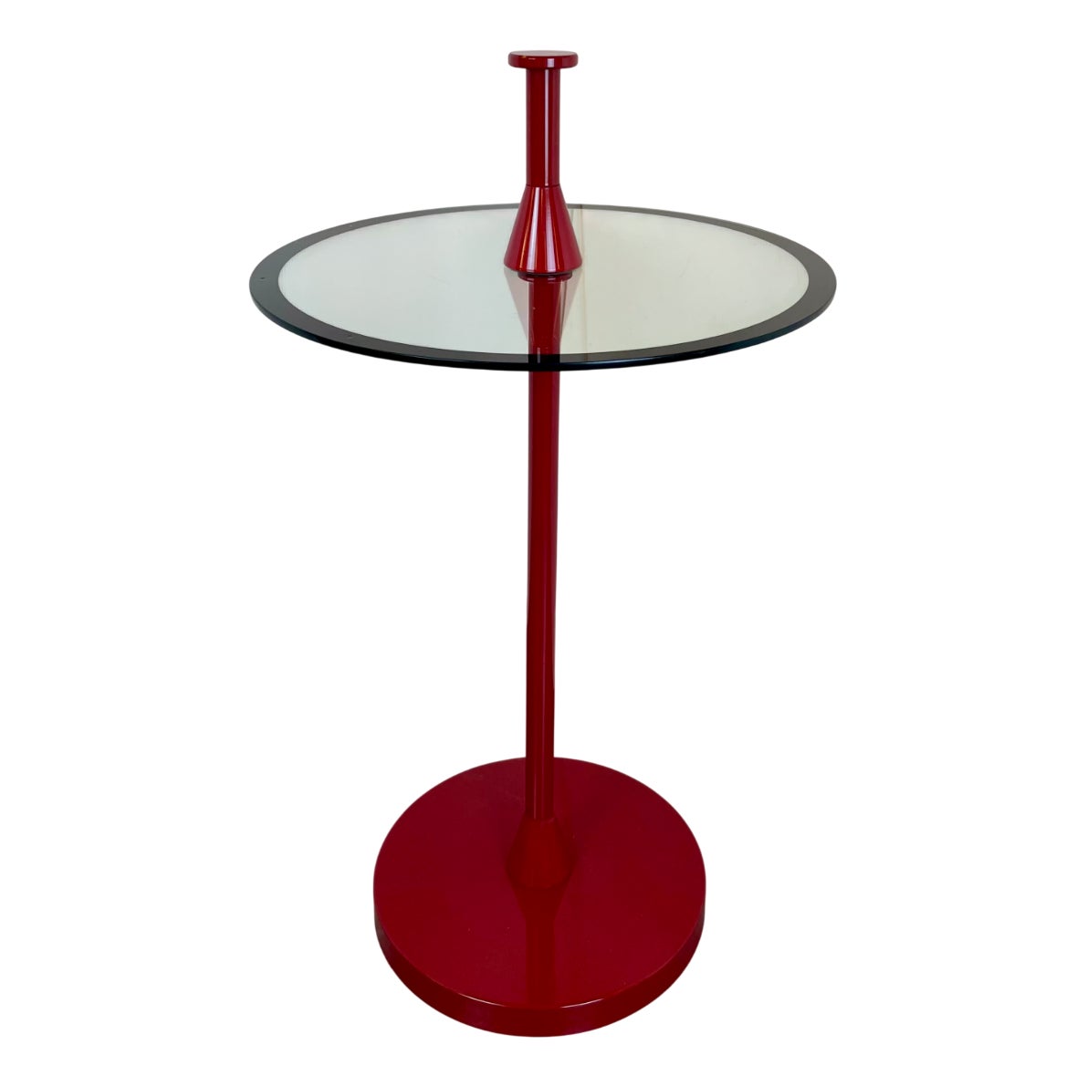 Vintage Red Side Table, 1980s | Chairish