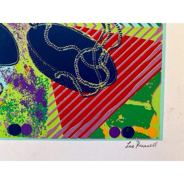 1970s Libra, Mid Century Modern Serigraph Print by Leo Russell | Chairish