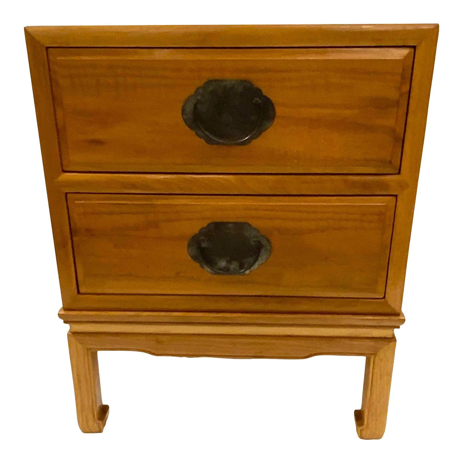 1970s Small Two Drawer Chest. | Chairish