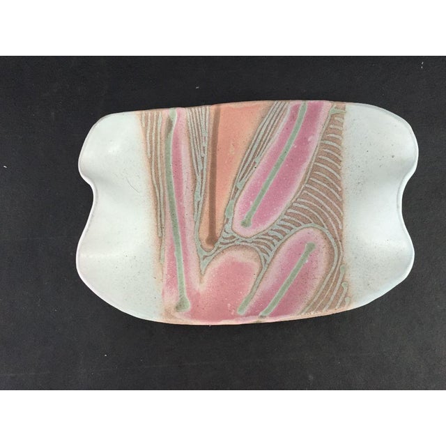 Abstract Handmade Pottery Center Piece | Chairish