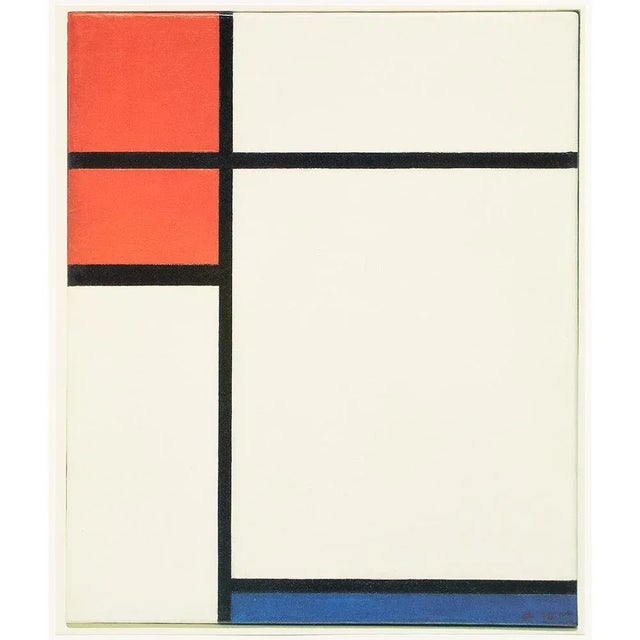 1991 After Piet Mondrian Composition Full Color Parisian Print
