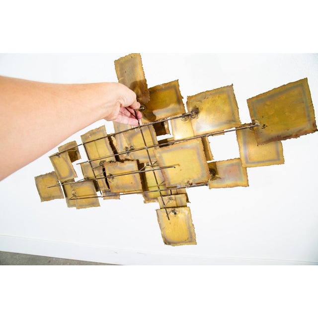 1960s Mid Century Modern Original Art Wall Brutalist Sculpture Abstract ...